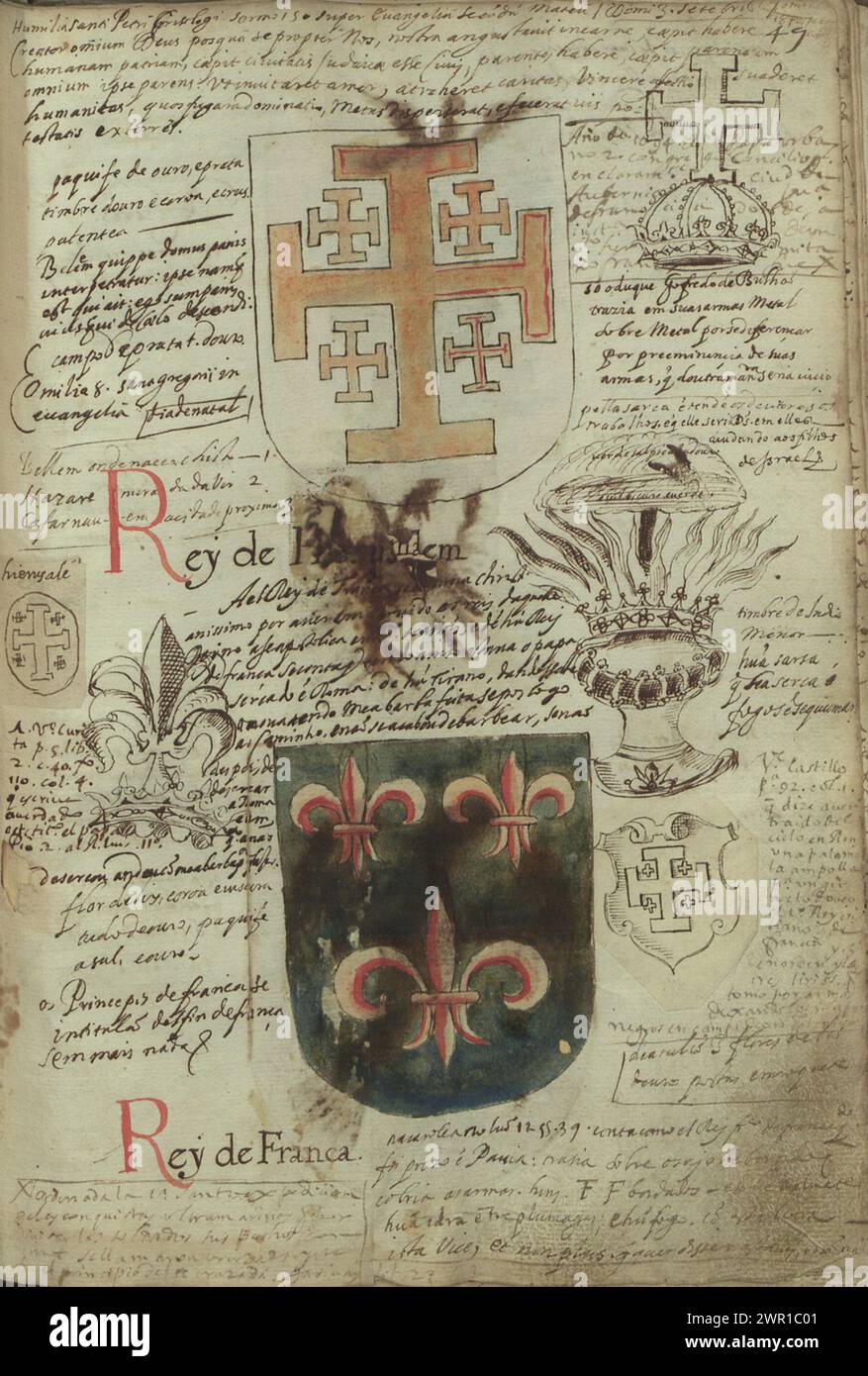 Heraldry coat arms crest king hi-res stock photography and images - Alamy