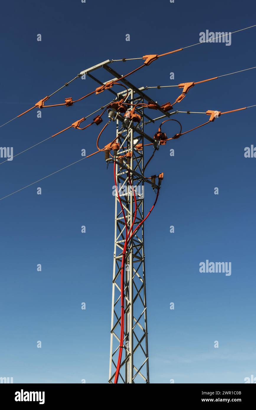 Powerline poles hi-res stock photography and images - Alamy