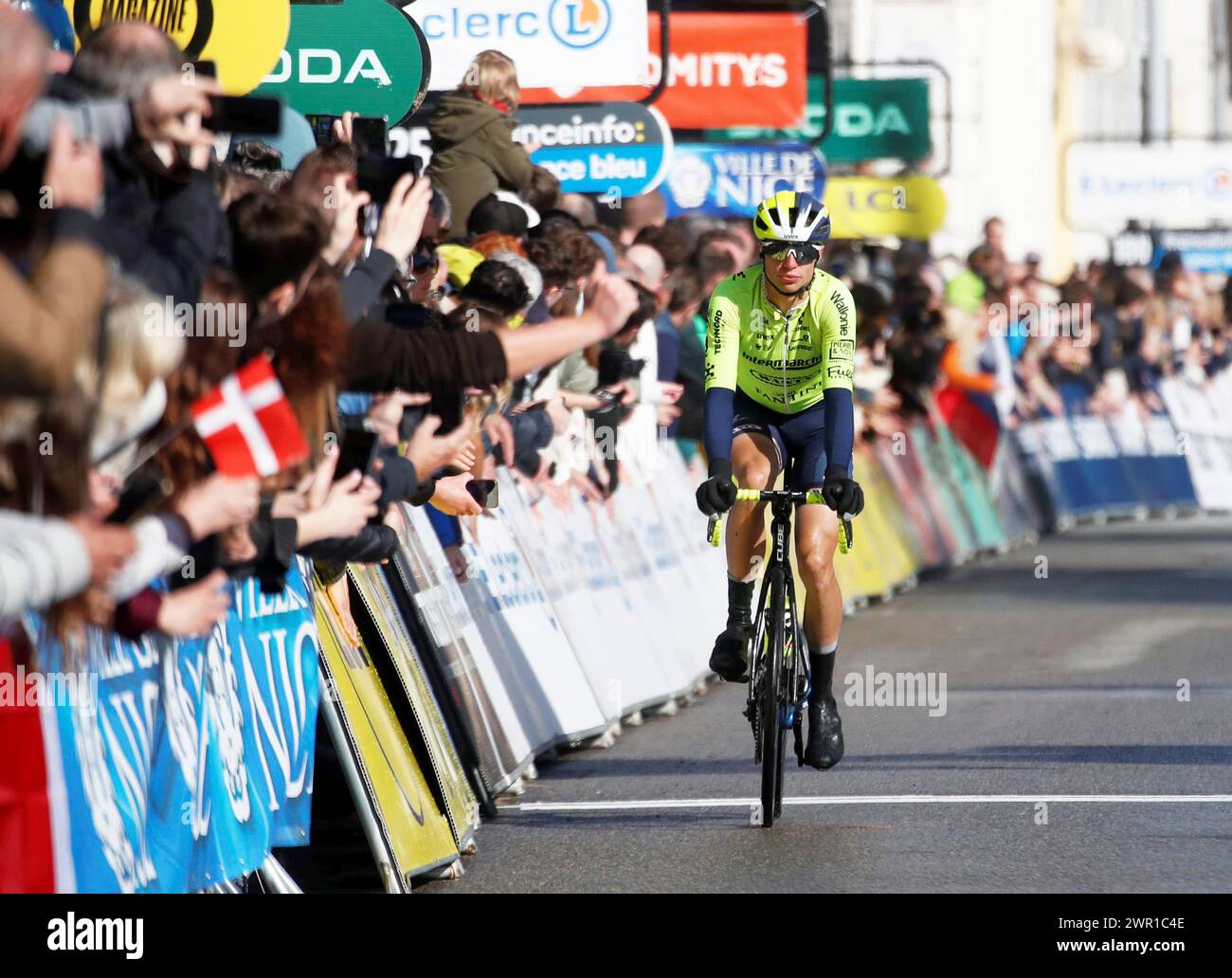 ©PHOTOPQR/NICE MATIN/Dylan Meiffret ; Nice ; 10/03/2024 ; Arrivee de la ...