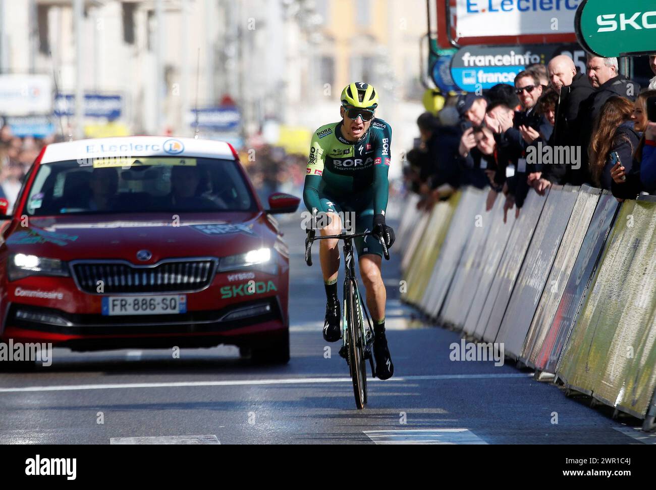 ©PHOTOPQR/NICE MATIN/Dylan Meiffret ; Nice ; 10/03/2024 ; Arrivee de la ...