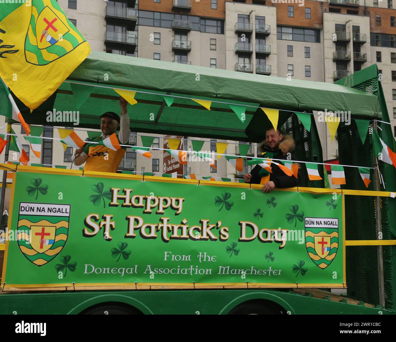 Manchester England UK 10th March 2024 Walkers taking part in the annual ...