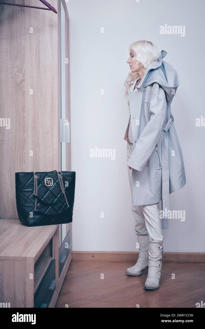 Lady dressing hi-res stock photography and images - Alamy