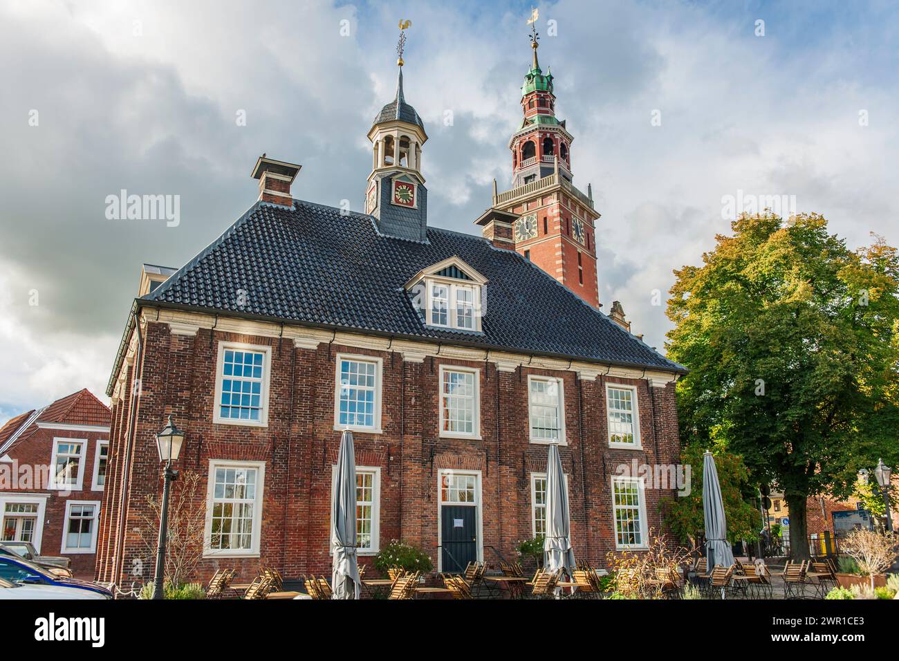 Leer, Germany - September 28, 2022: Traditional architecture with the ...