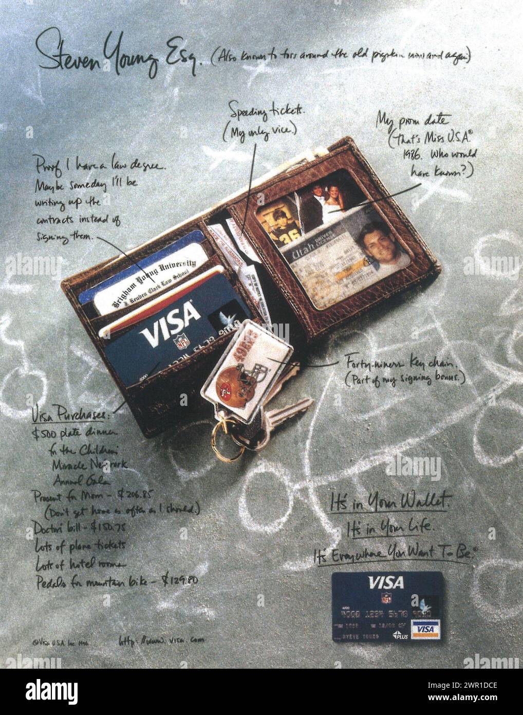 Visa card ad hi-res stock photography and images - Alamy