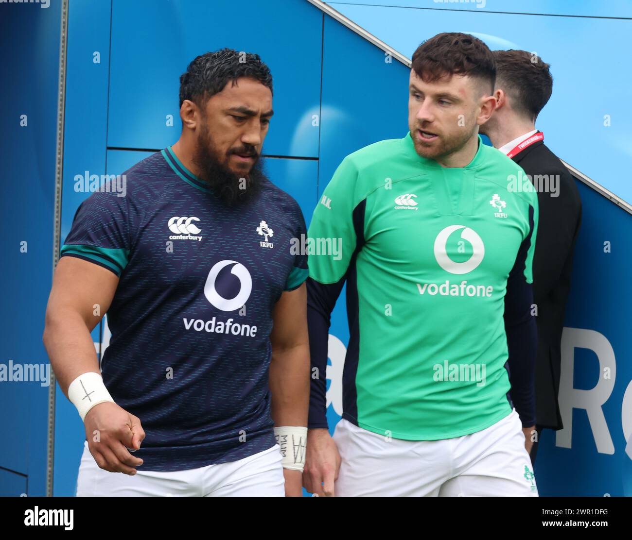 Bundee Aki of Ireland (Connacht) (LEFT) during Guinness 6 Nations Rugby ...