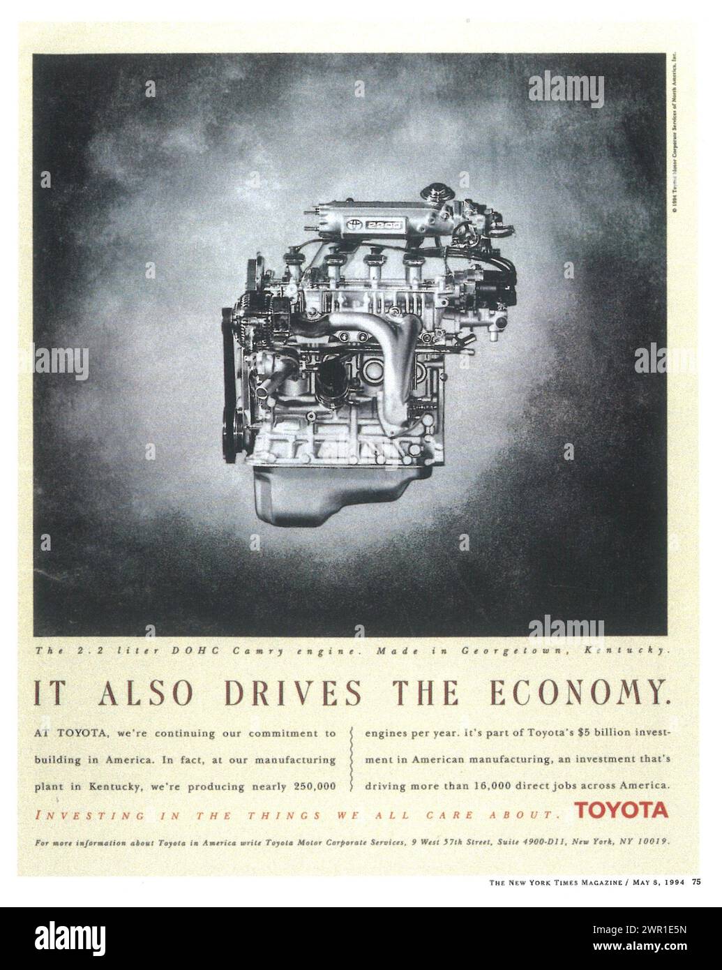 Toyota vintage advert hi-res stock photography and images - Alamy