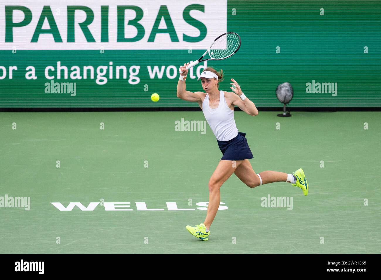 March 9, 2024: Liudmila Samsonova was defeated by Naomi Osaka (JPN) 5-7 ...