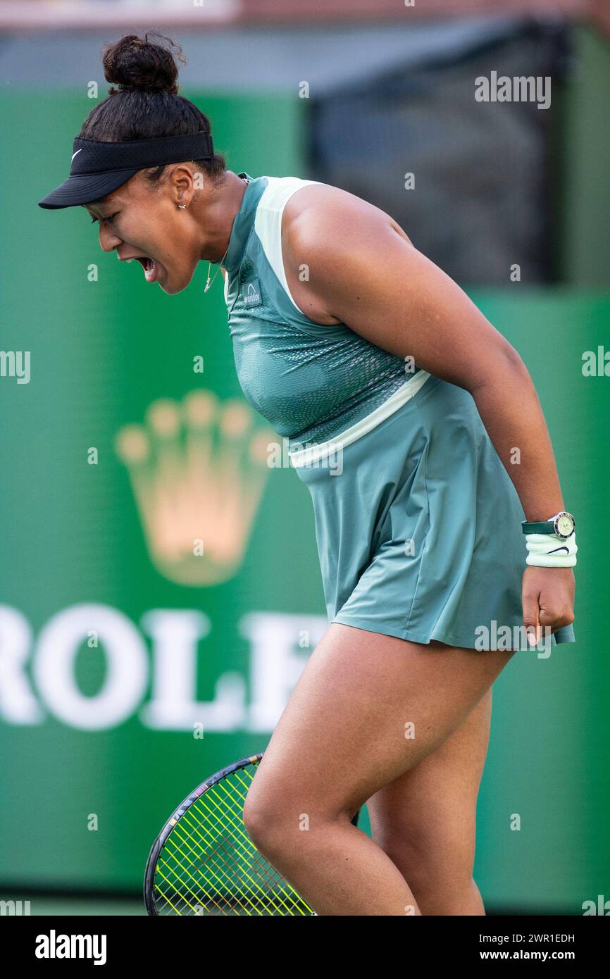 March 9, 2024: Naomi Osaka (JPN) defeated Liudmila Samsonova 7-5, 6-3 ...