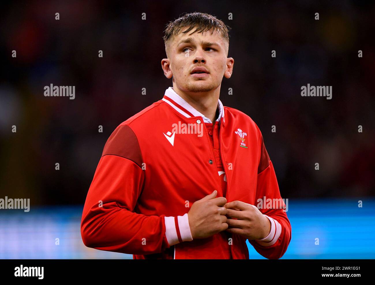 Wales' Alex Mann ahead of the Guinness Six Nations match at the ...