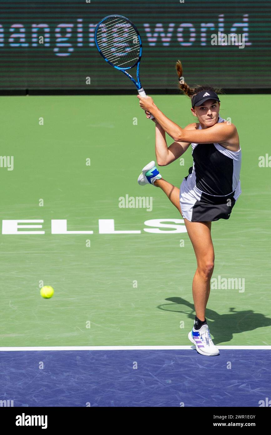 March 9, 2024: Clara Burel (FRA) was defeated by Coco Gauff (USA) 6-2 ...