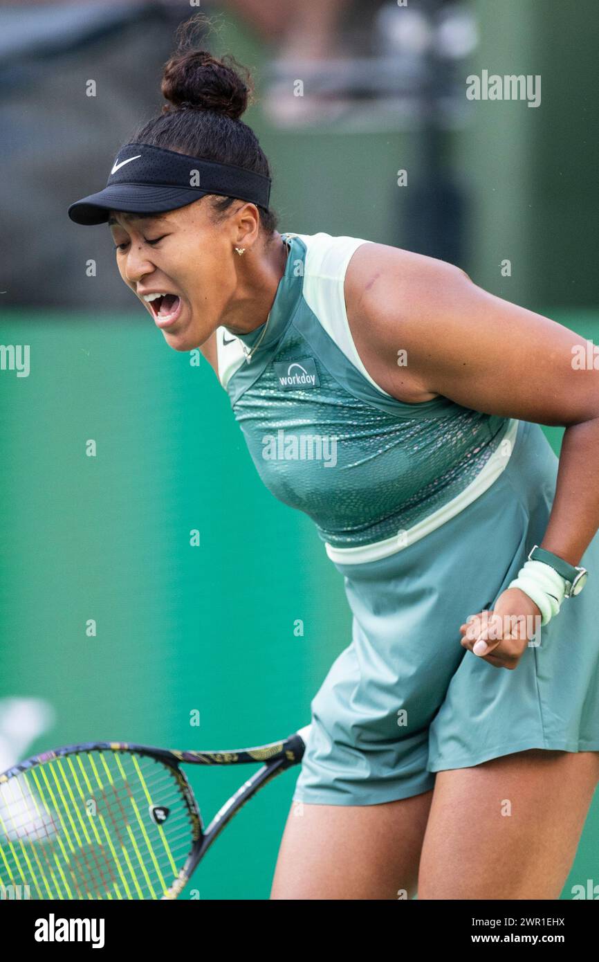March 9, 2024: Naomi Osaka (JPN) defeated Liudmila Samsonova 7-5, 6-3 ...