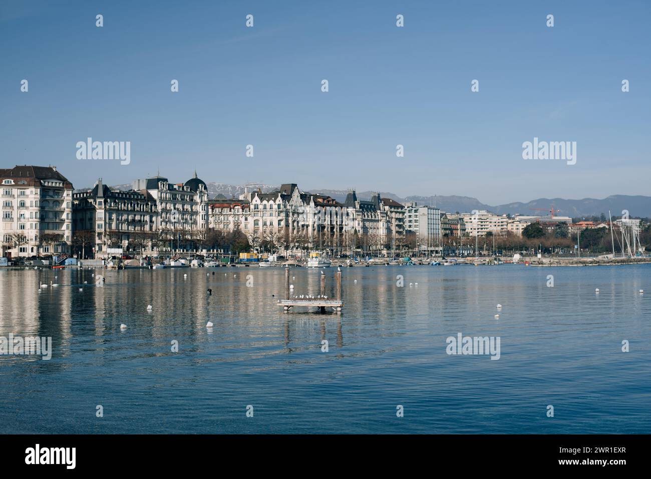 Alps from above geneva hi-res stock photography and images - Alamy