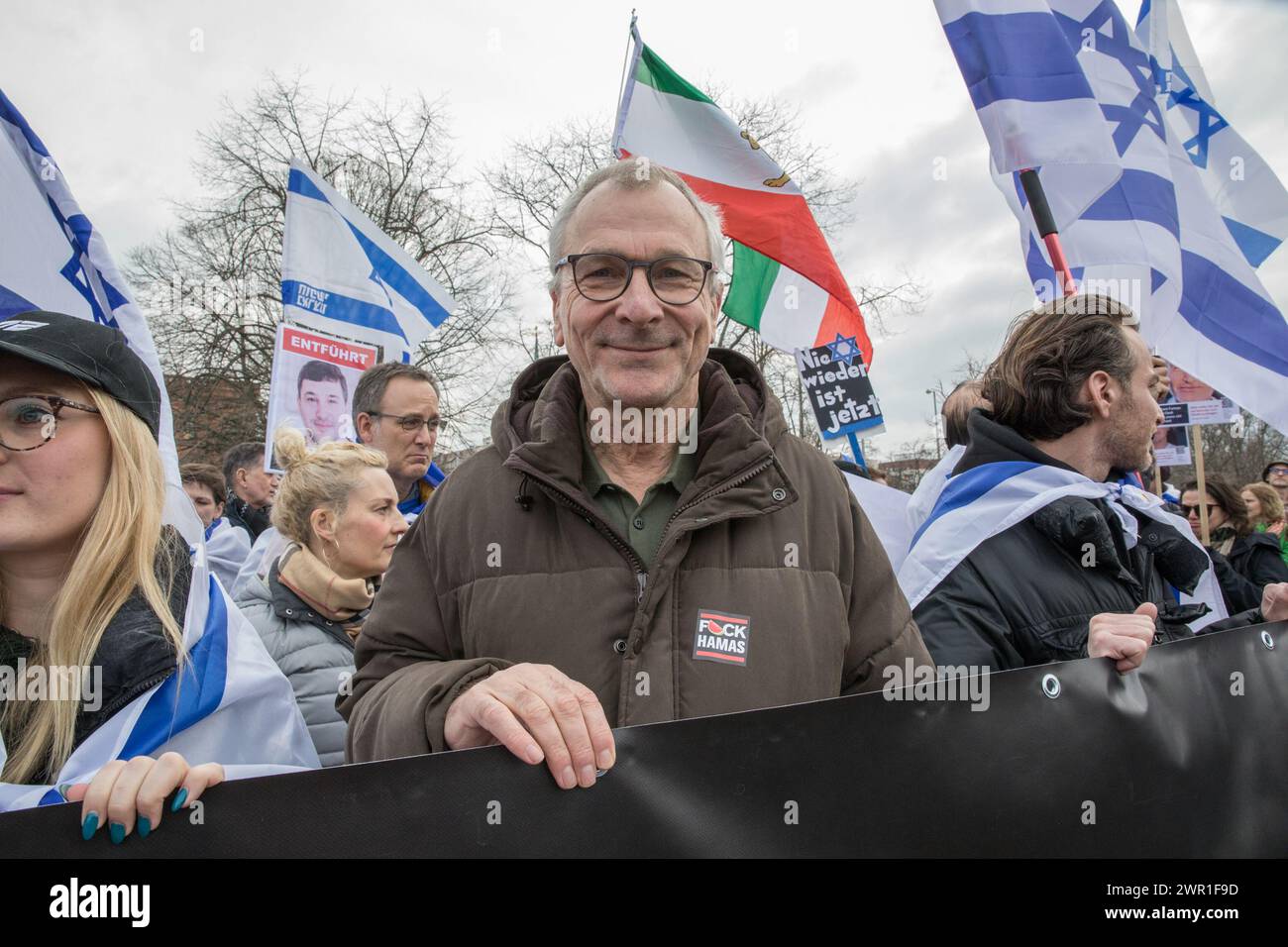 On March 10, 2024, a rally titled "Never again is now, together against ...