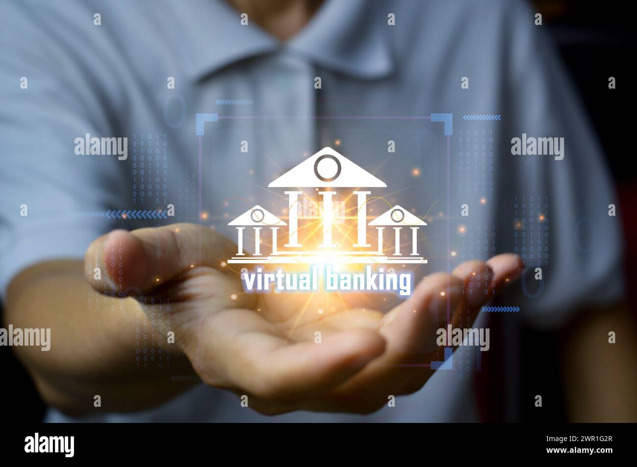 digital bank virtual bank online banking and digital money Human-facing ...