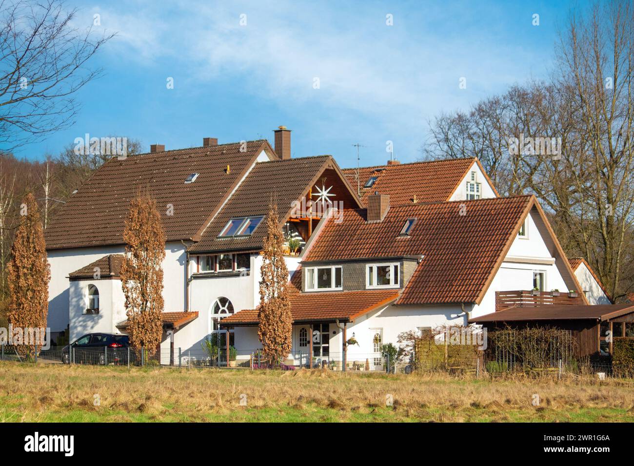 Residential houses from the early 1960s Stock Photo - Alamy