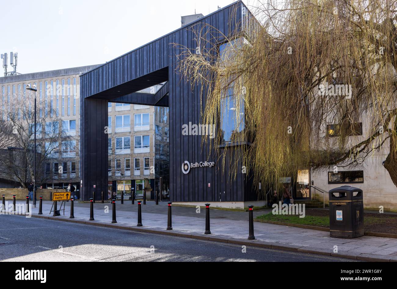 Bath College Roper Building. Bath City centre campus in Avon Street ...