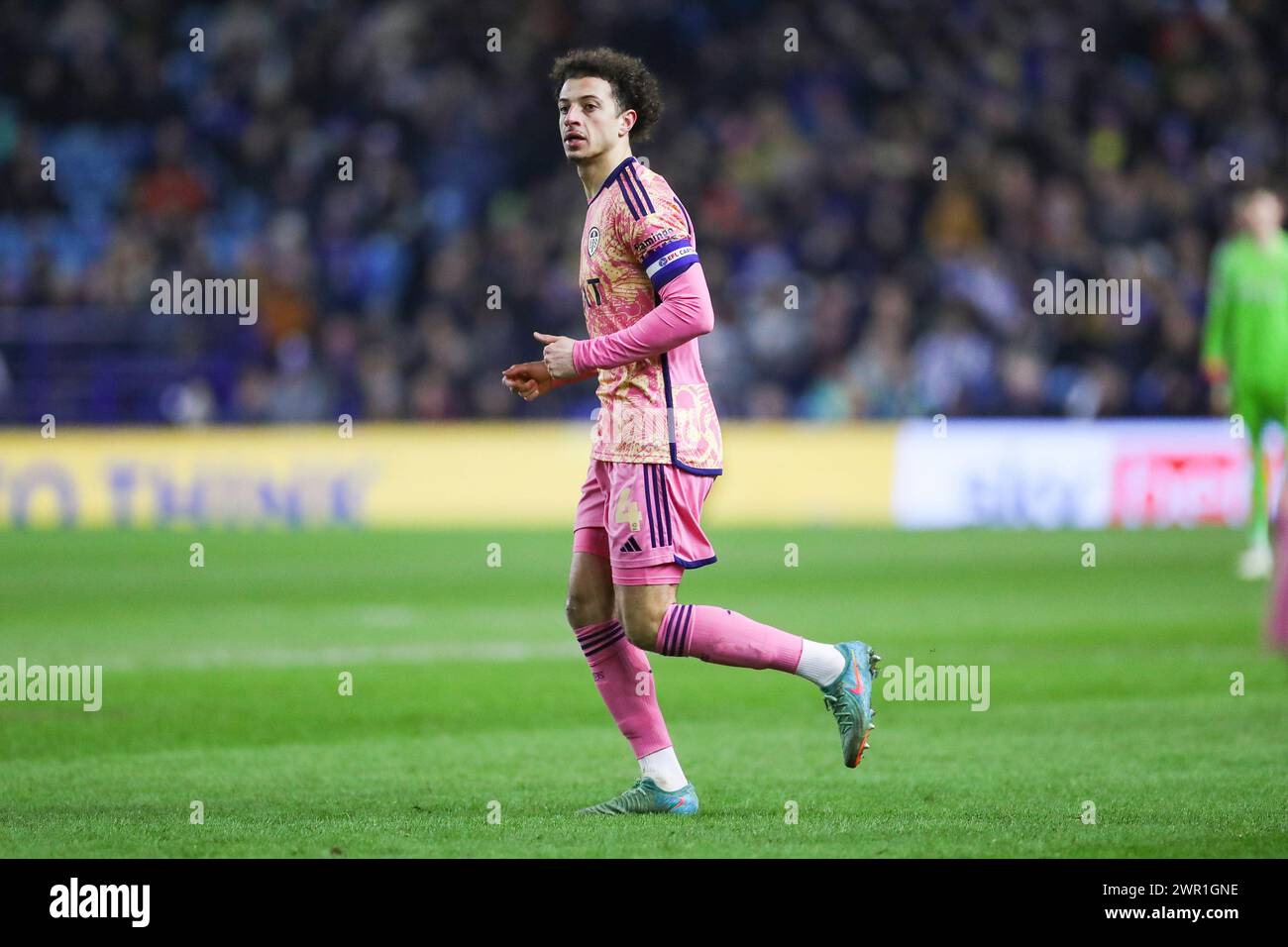 Leeds United midfielder Ethan Ampadu (4) during the Sheffield Wednesday ...