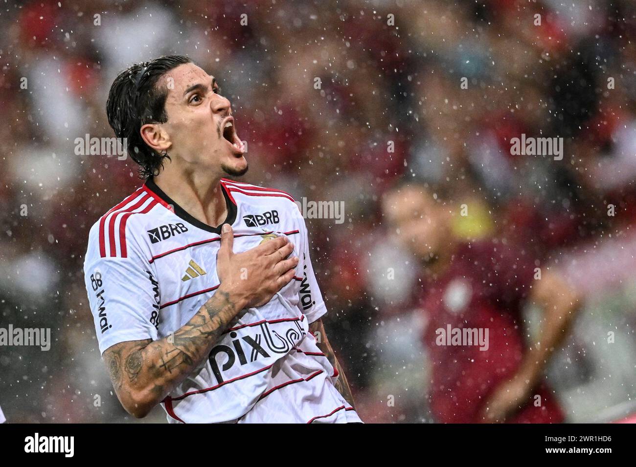 Rio, Brazil - march 09, 2024, Pedro player in match between Fluminense ...