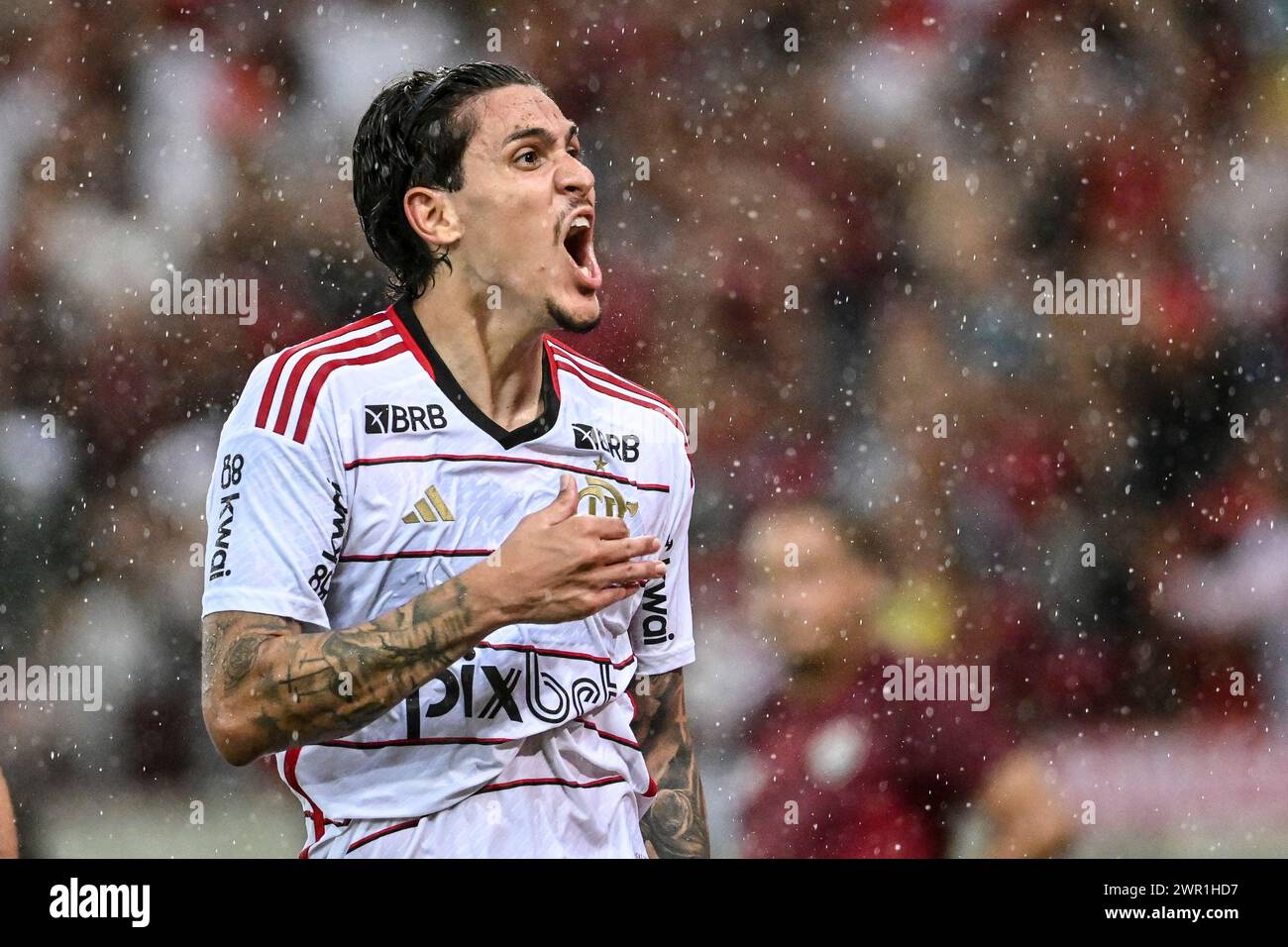 Rio, Brazil - march 09, 2024, Pedro player in match between Fluminense ...