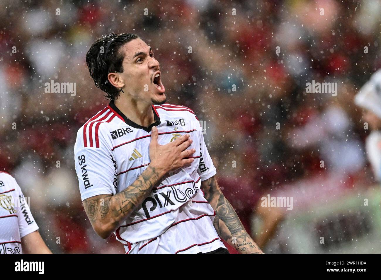 Rio, Brazil - march 09, 2024, Pedro player in match between Fluminense ...