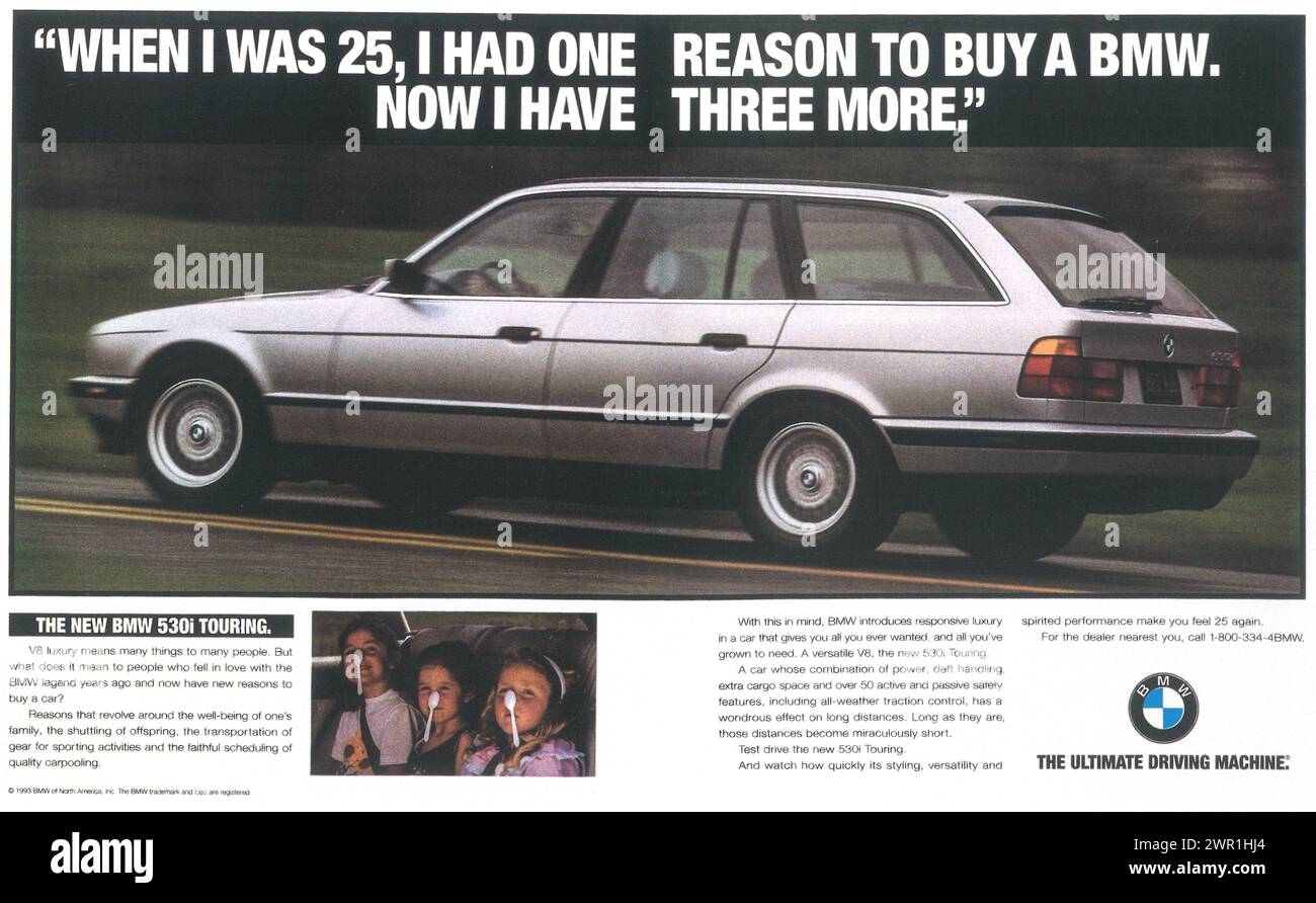 Bmw ads hi-res stock photography and images - Alamy