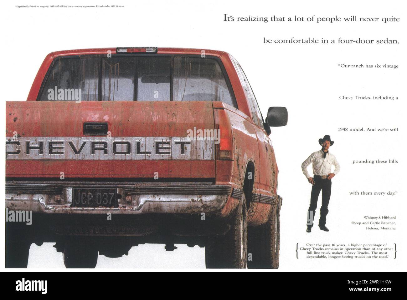 1994 Chevrolet Silverado Pickup Truck Print Ad Stock Photo - Alamy