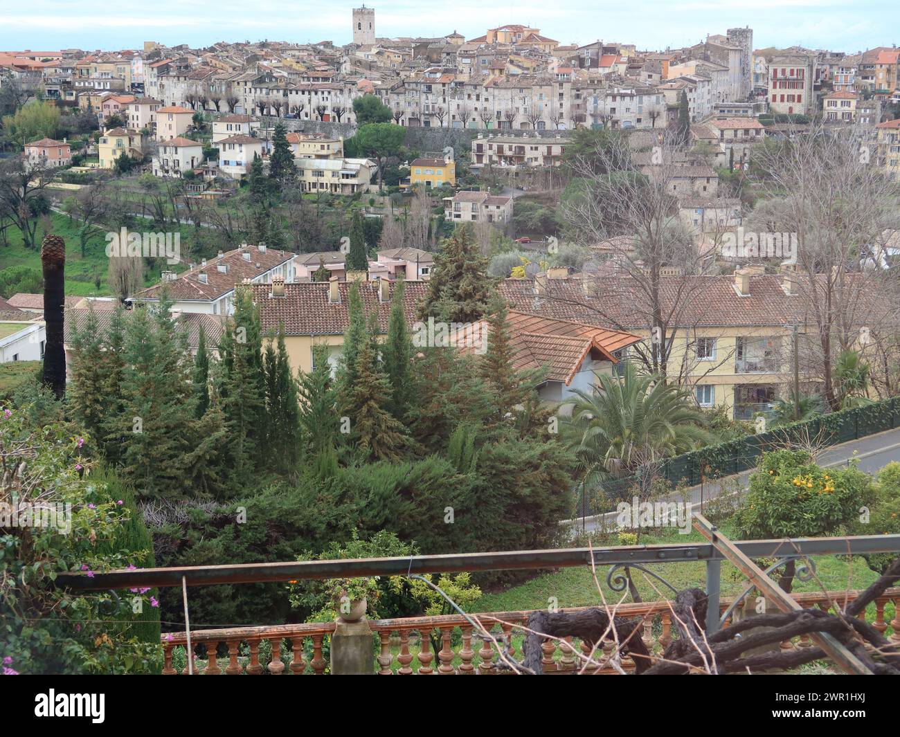 The terrace at the Matisse Chapel of the Rosary provides a panoramic ...