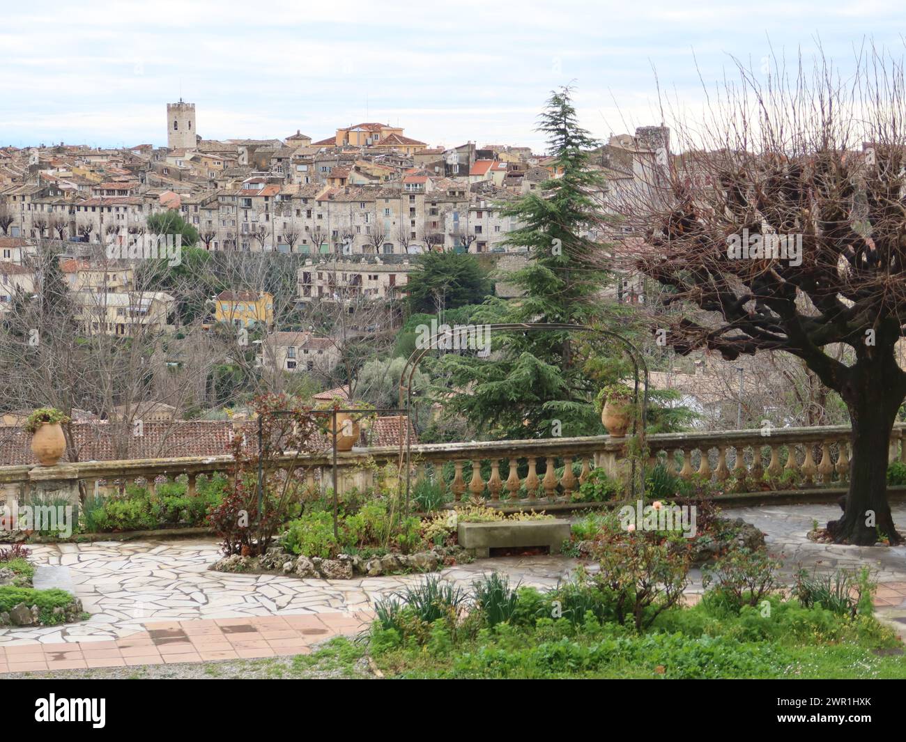 The terrace at the Matisse Chapel of the Rosary provides a panoramic ...