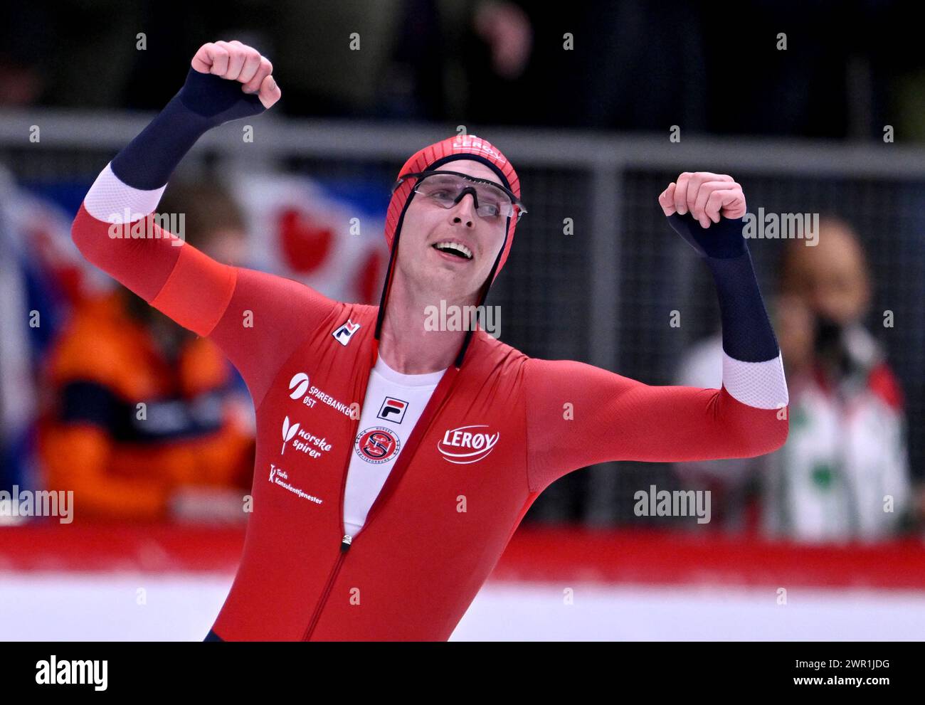 Inzell, Germany. 10th Mar, 2024. Speed skating, men, sprint world ...