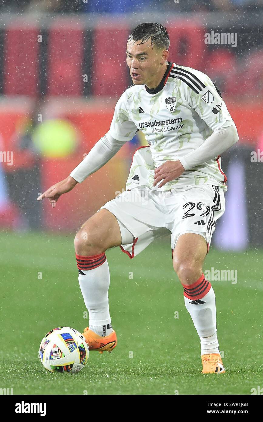 Harrison, New Jersey, USA. 9th Mar, 2024. FC Dallas defender SAM JUNQUA ...