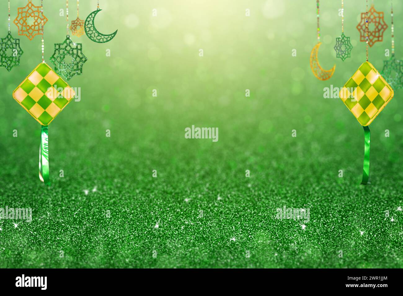 Ribbon turkish crescent moon hi-res stock photography and images - Alamy