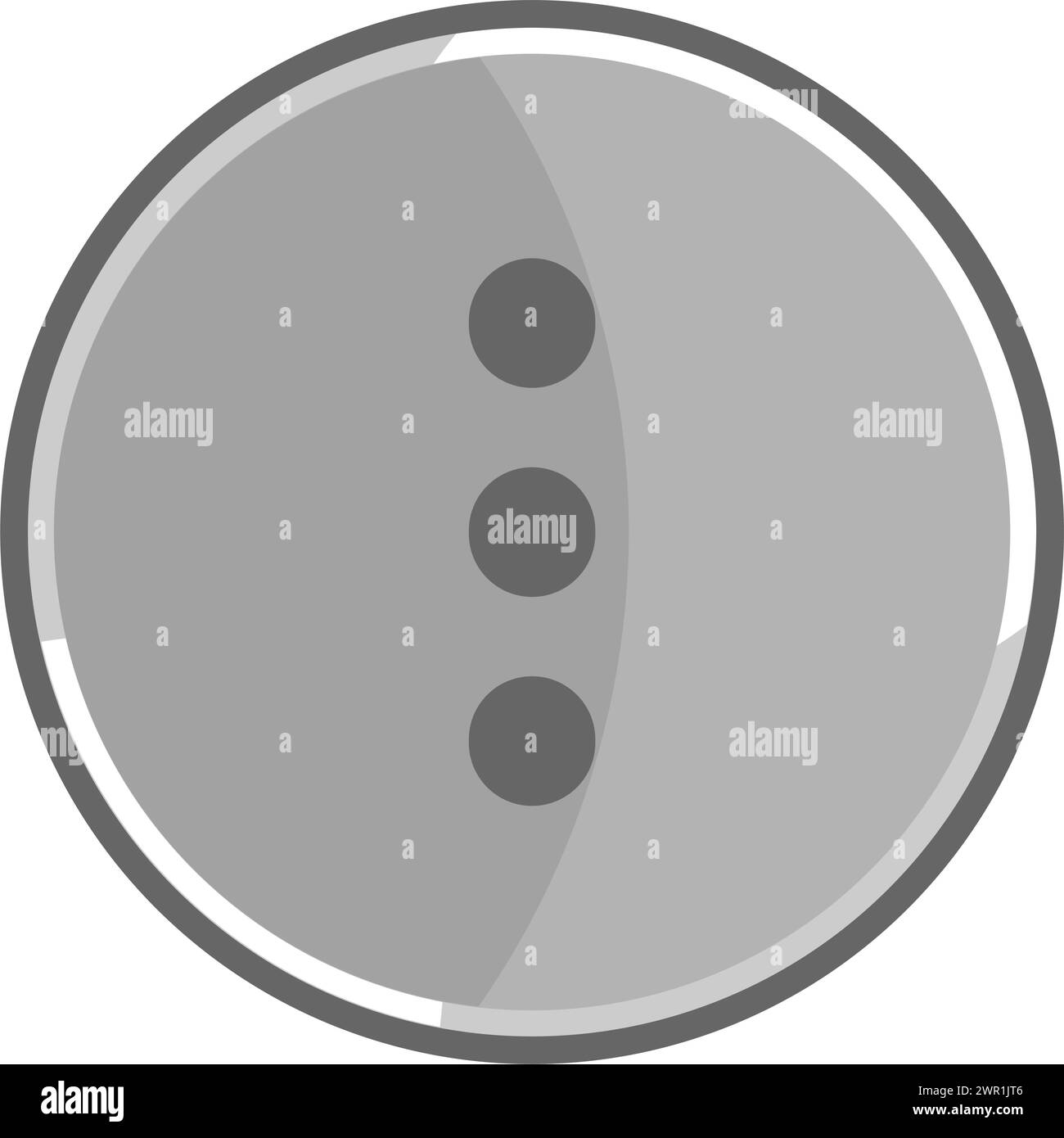 Metallic options icon. Gray expand options icon Stock Vector Image ...