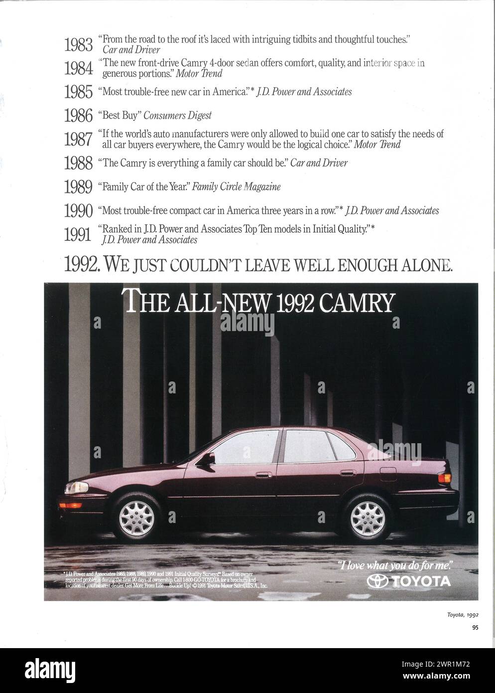 Toyota cars advert hi-res stock photography and images - Alamy