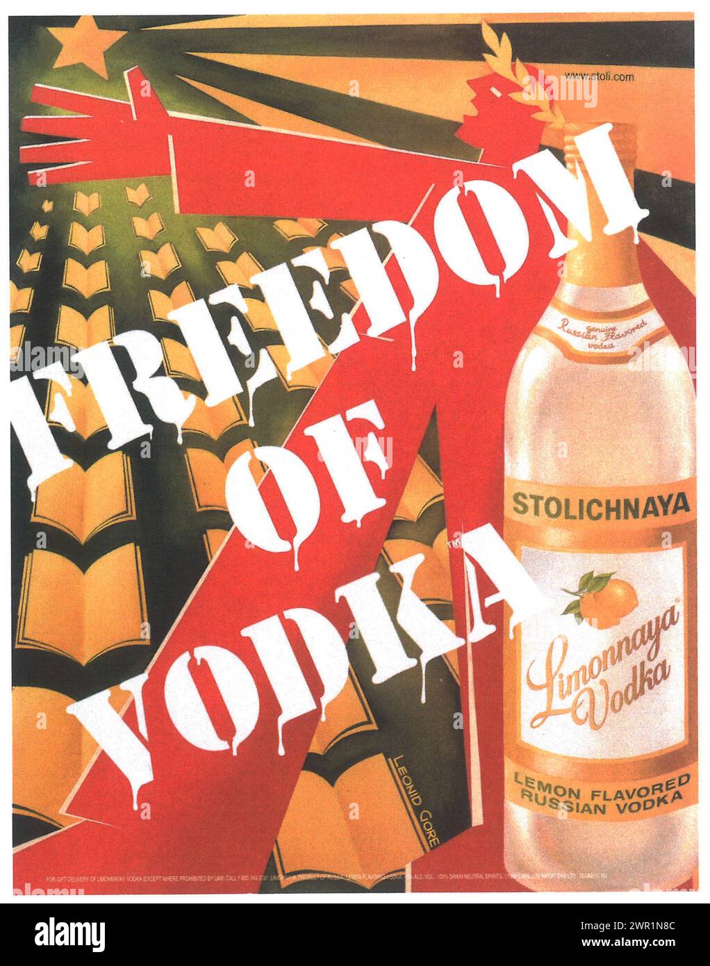 Stolichnaya advertisement hi-res stock photography and images - Alamy