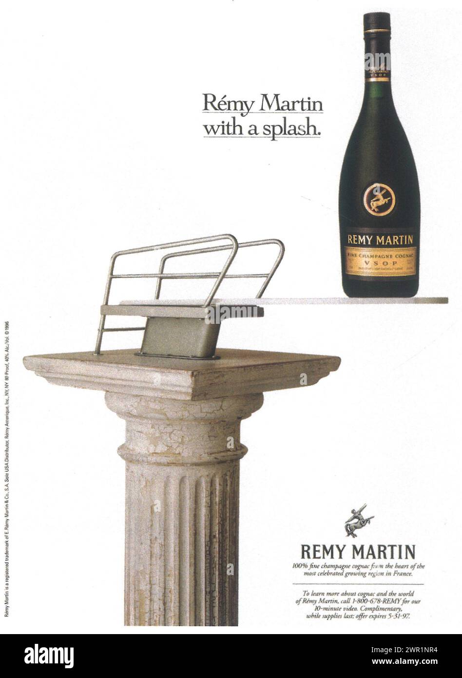 1996 Remy Martin VSOP cognac advert Stock Photo - Alamy