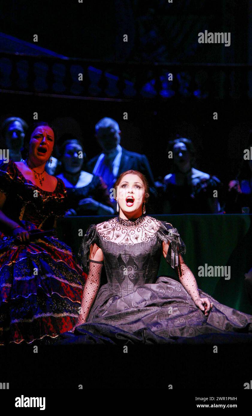 Anna Netrebko (Violetta Valery) in LA TRAVIATA at the The Royal Opera ...