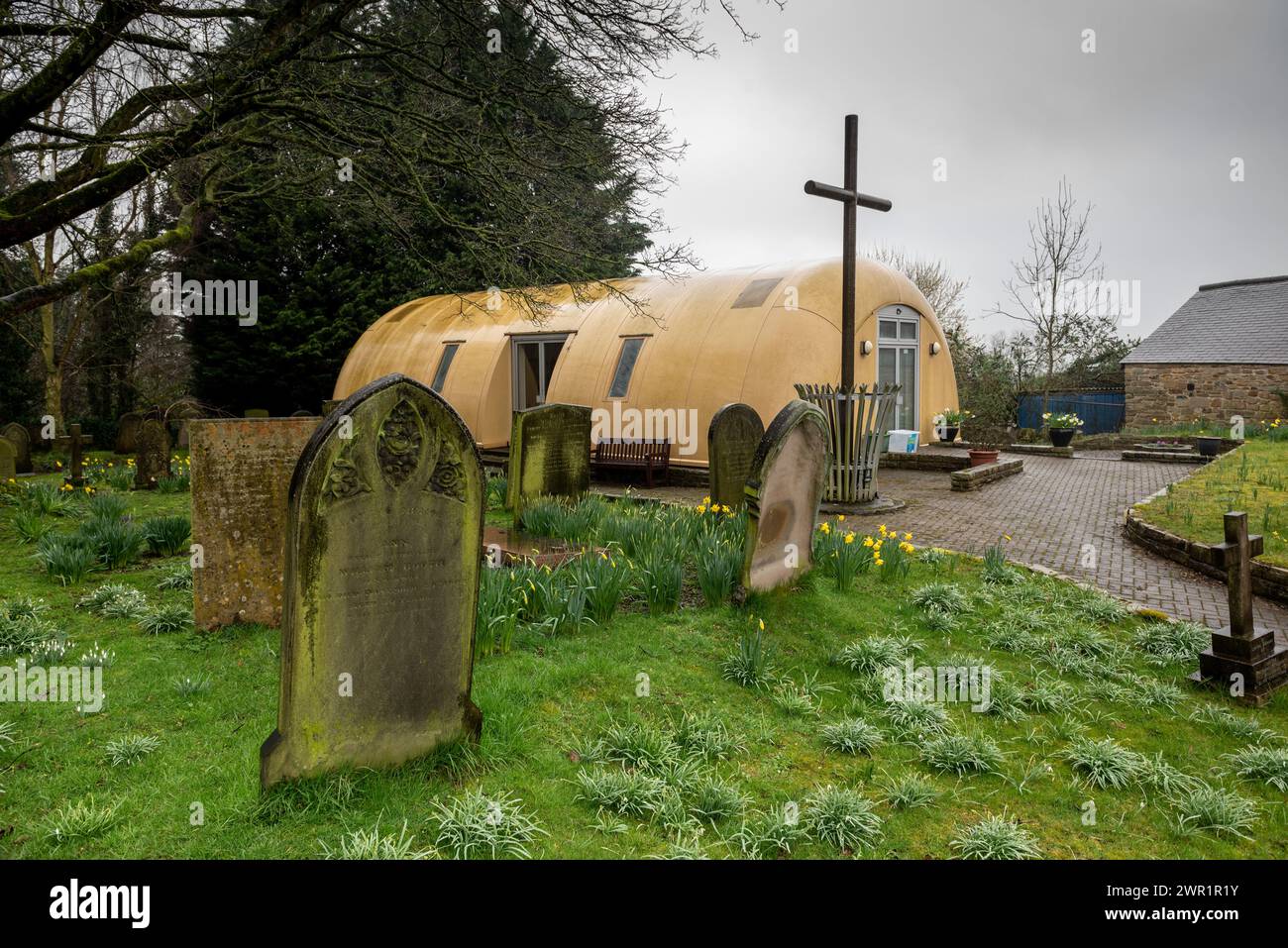 The unusual St James the Apostle Church made from glass-fibre in Temple ...