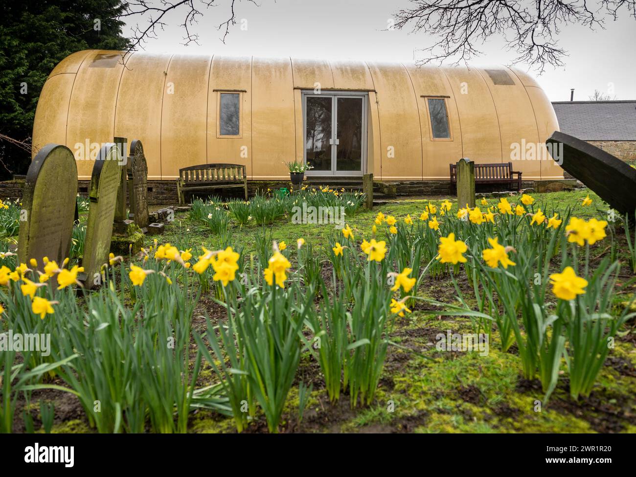 The unusual St James the Apostle Church made from glass-fibre in Temple ...
