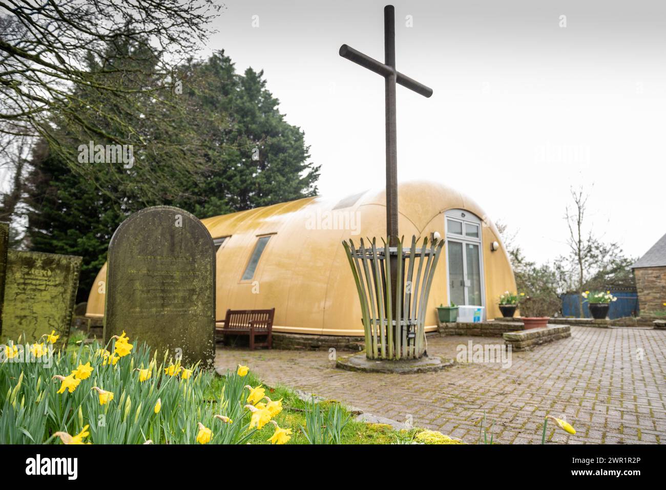 The unusual St James the Apostle Church made from glass-fibre in Temple ...