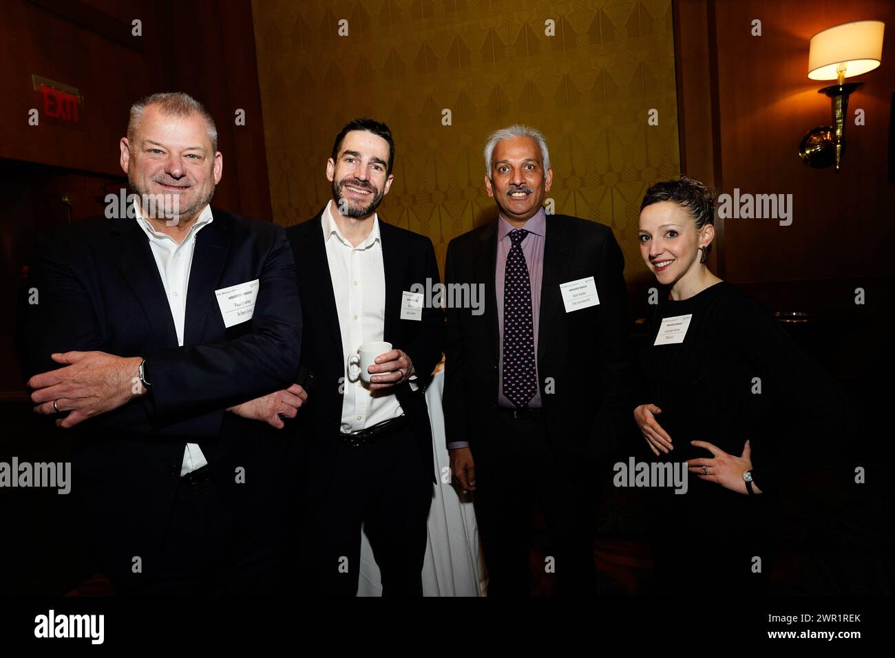 New York, New York USA 03/08/2024 Paul Rowley, Nick Smart, Ashit Parikh ...
