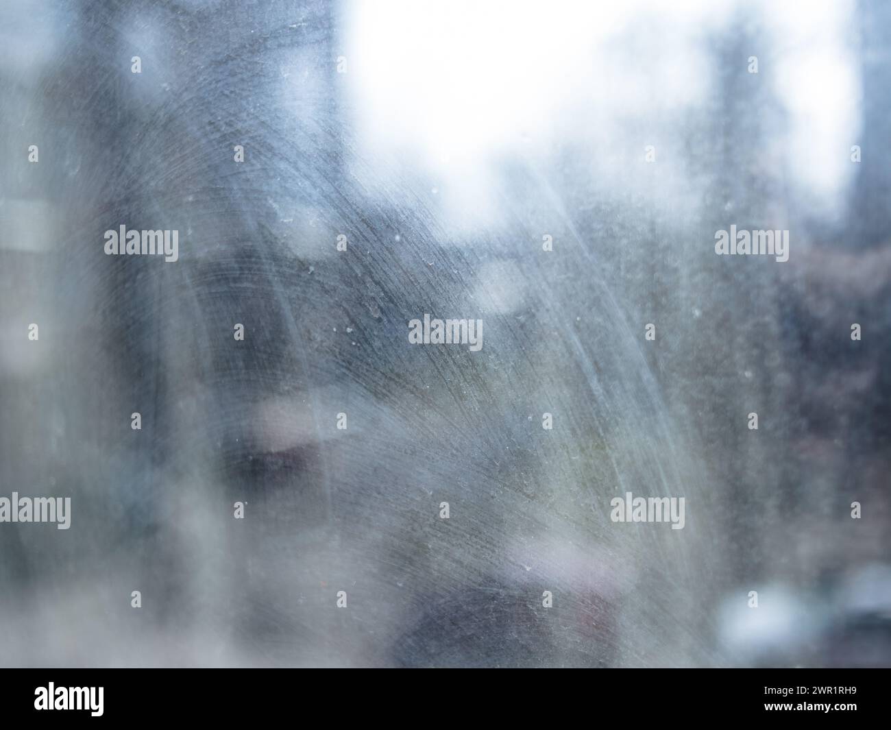 texture of a wet dusty window Stock Photo - Alamy