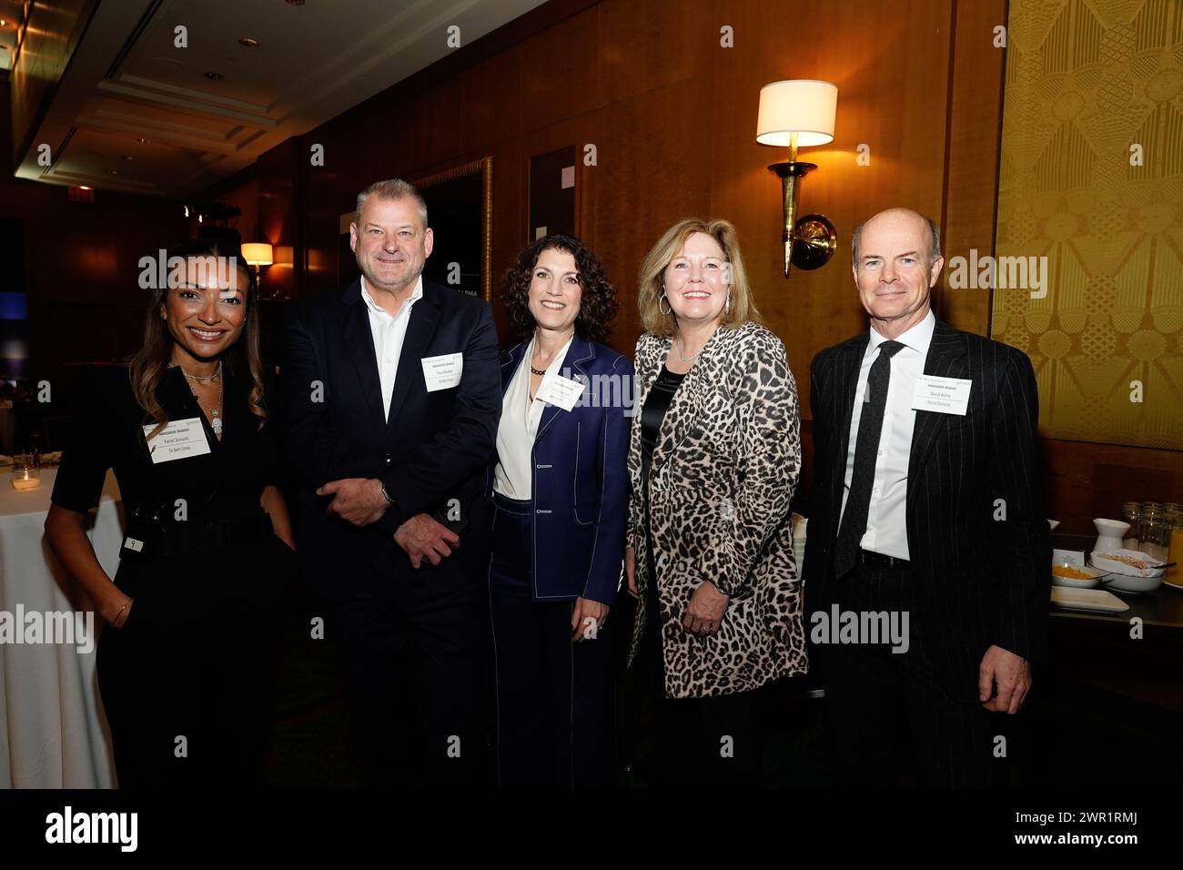 New York, New York USA 03/08/2024 Feriel Zerouki, Paul Rowley, Claudia ...