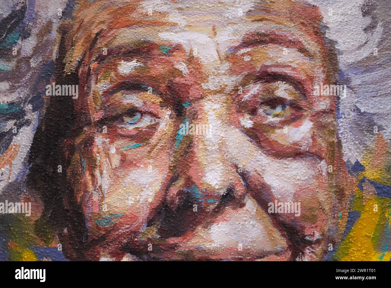 murals of famous women 10/03/2024 Naples, Vico queen queen in the ...