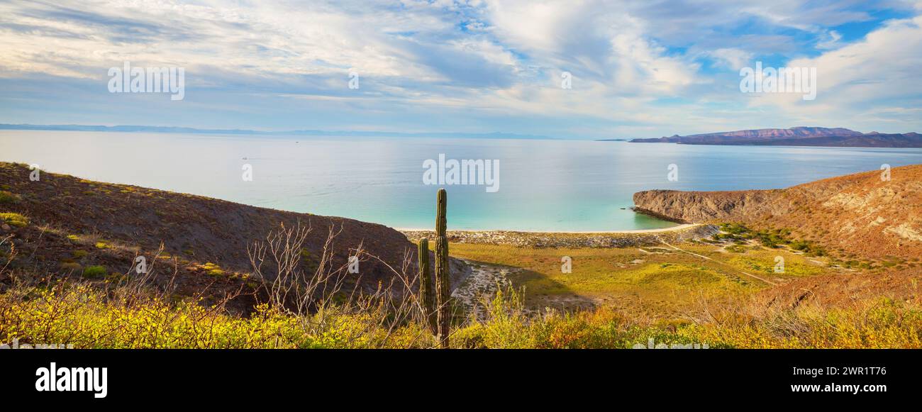 Beautuful landscapes in Baja California, Mexico. Travel background ...