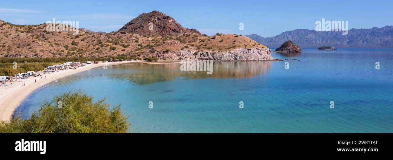 Beautuful landscapes in Baja California, Mexico. Travel background ...