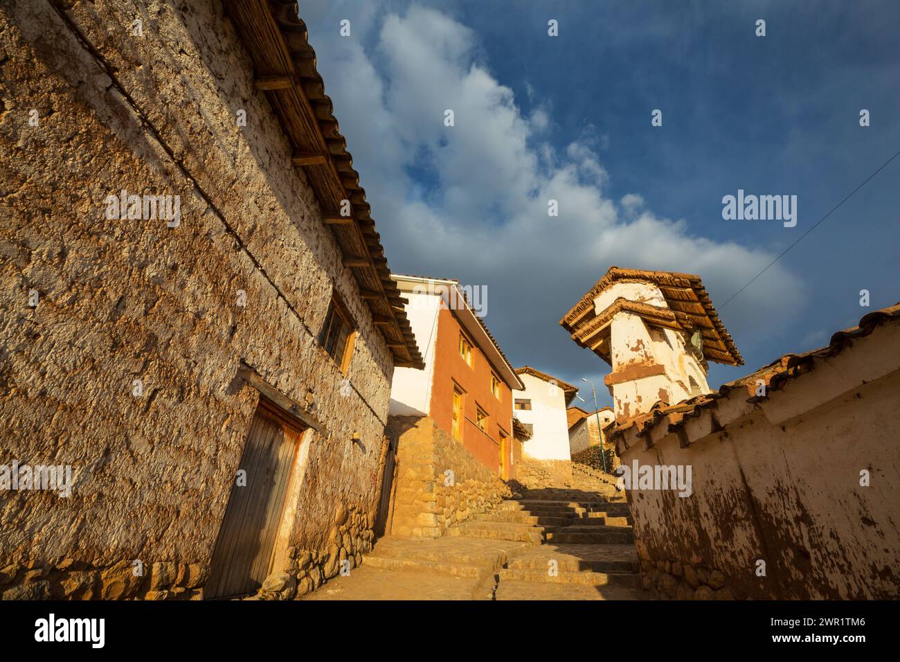 The Colonial architecture in Peru, South America Stock Photo - Alamy