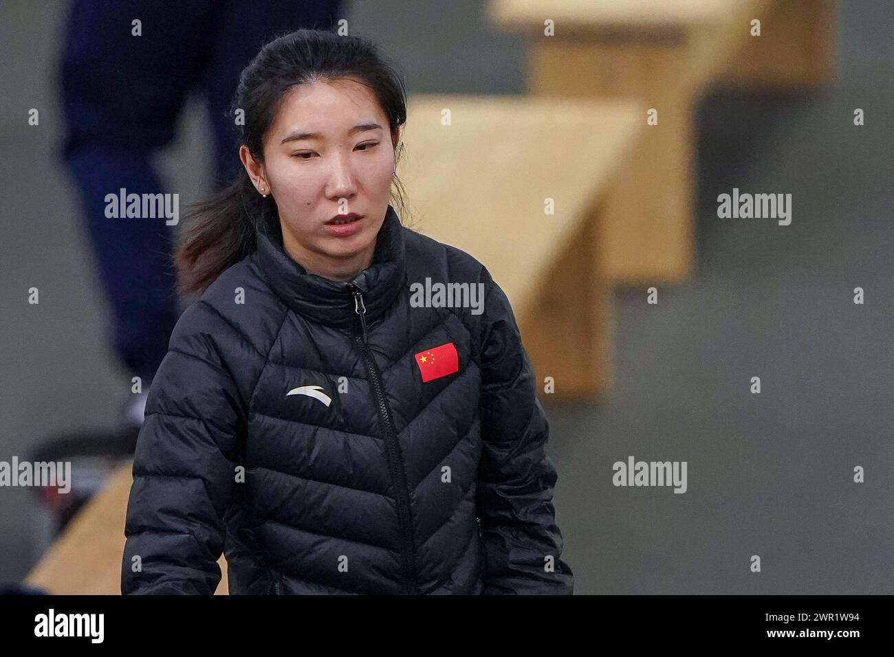 Inzell, Germany. 10th Mar, 2024. INZELL, GERMANY - MARCH 10: Mei Han of ...