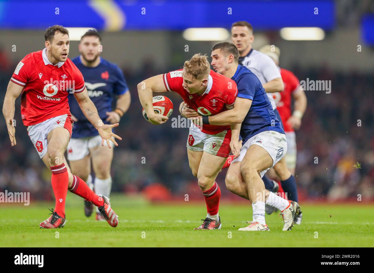 Cardiff, Wales, UK. 10th March 2024; Principality Stadium, Cardiff ...