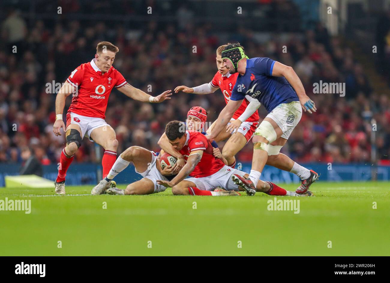 Cardiff, Wales, UK. 10th March 2024; Principality Stadium, Cardiff ...