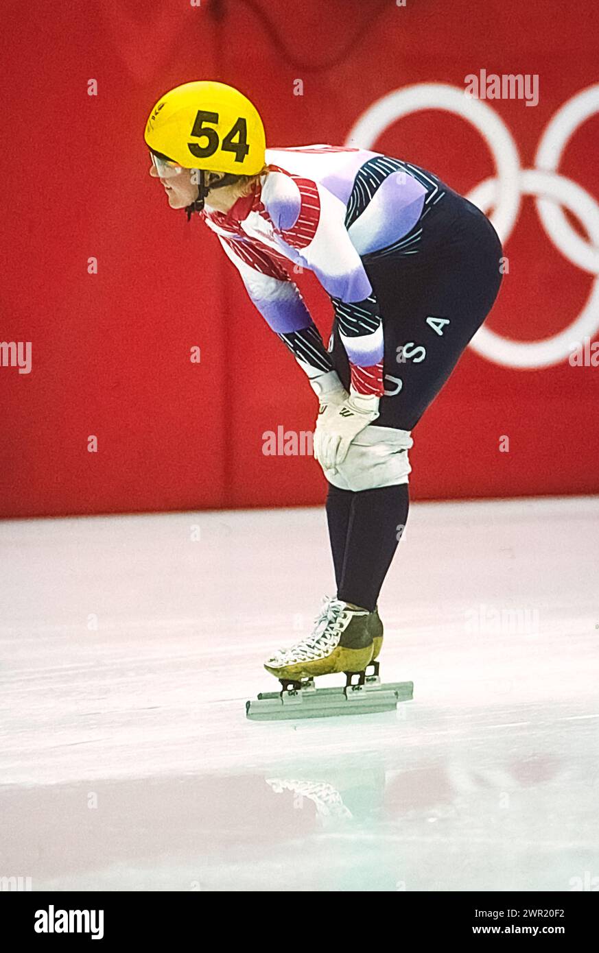Cathy Turner (USA) wins the gold medal in the Women's 500m in Short ...